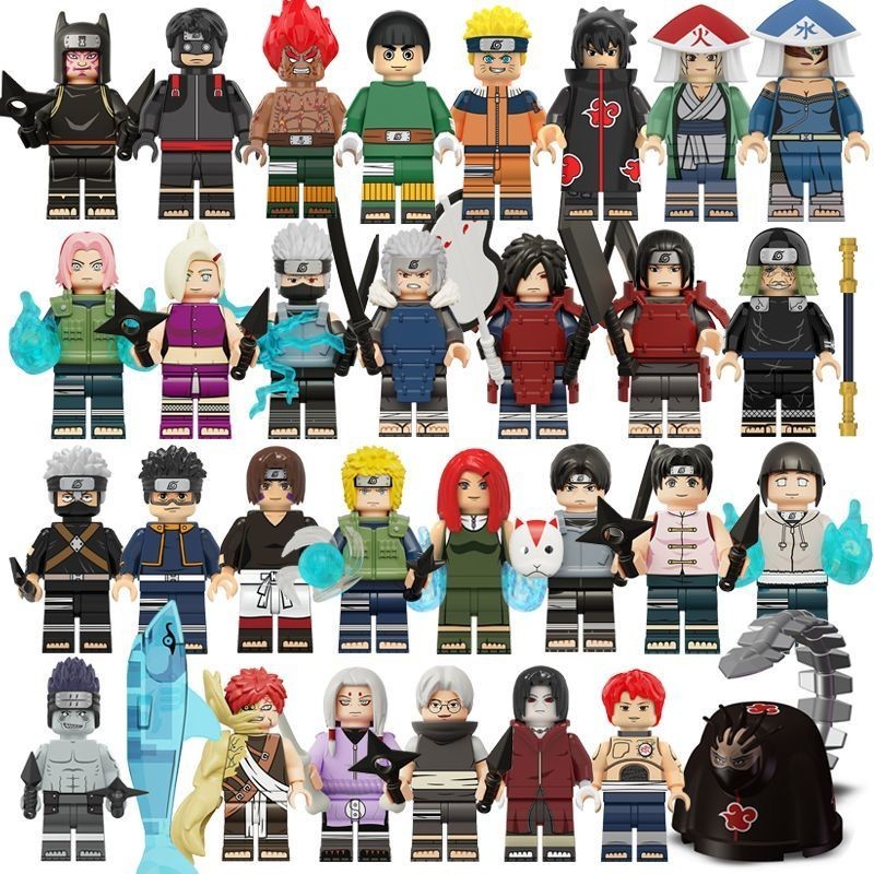 Ninja Khối Xây Dựng Minifigures Tương Thích Với Lego Naruto Sasuke ...