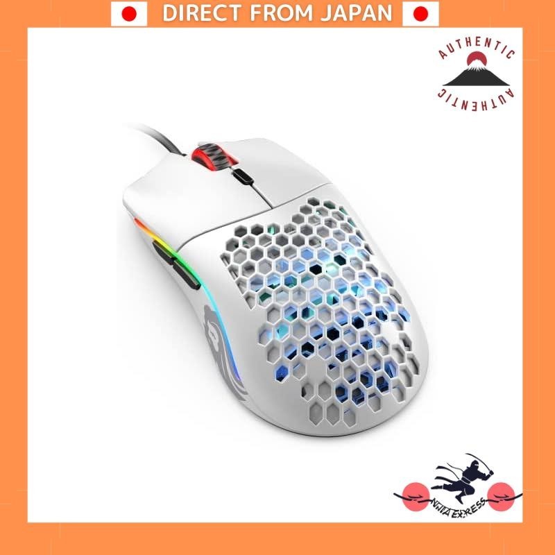 Glorious Model O Gaming Mouse White Wired Lightweight RGB 6 ...