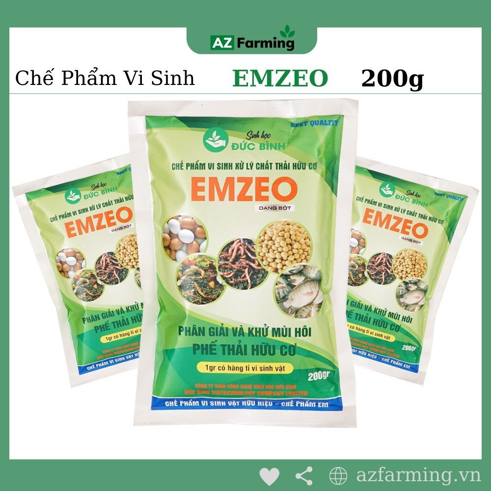 Chế Phẩm EM Emzeo Đức Bình - Ủ Phân Hữu Cơ, Khử Mùi Hôi - MEN VI SINH ...