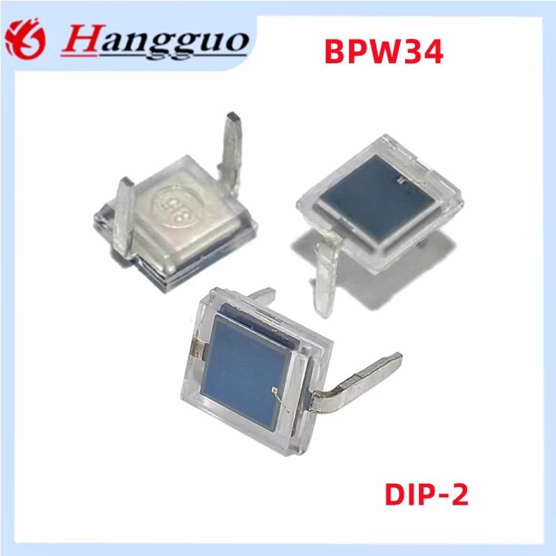 10 Cái / lốc BPW34 DIP-2 photodiode BPW34 Silicon PIN photodiode ống thu hồng ngoại | Shopee ...