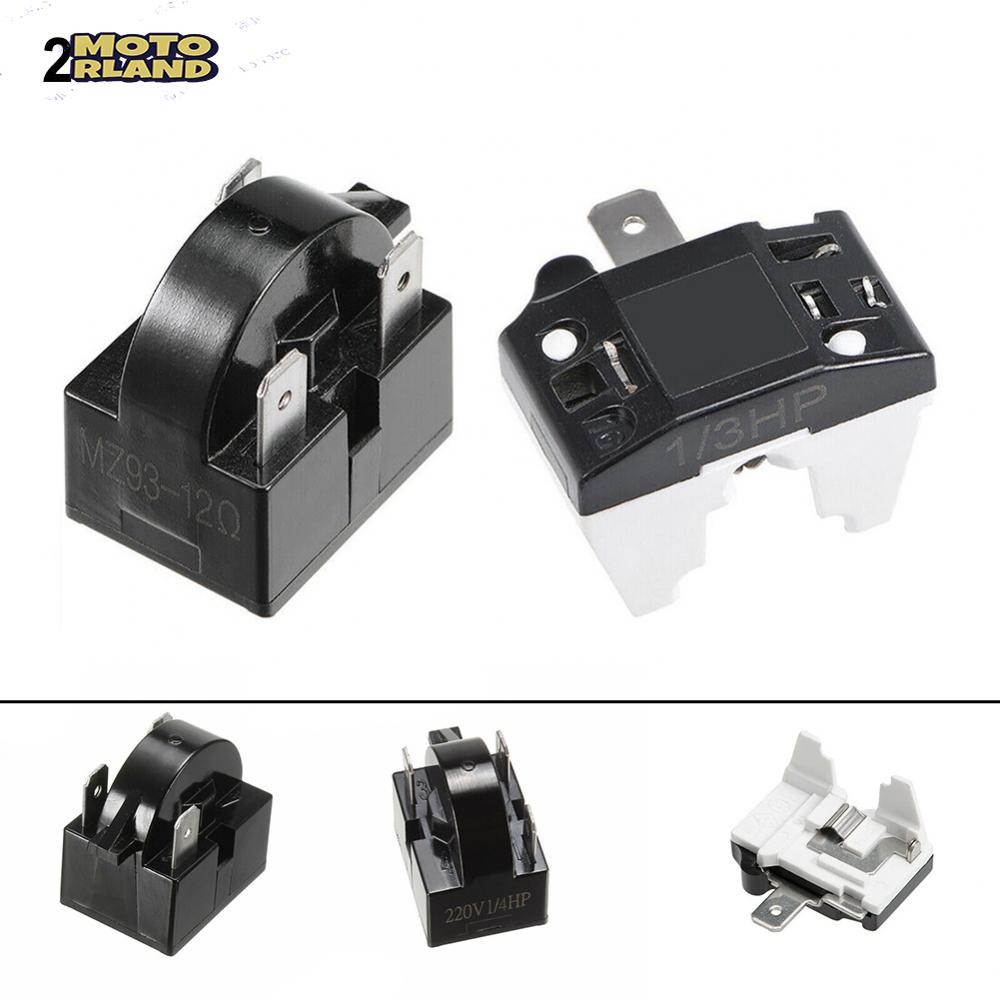 【MOTO】Small Form Factor Mini Fridge Starter Relay 2 Pins Compressor ...