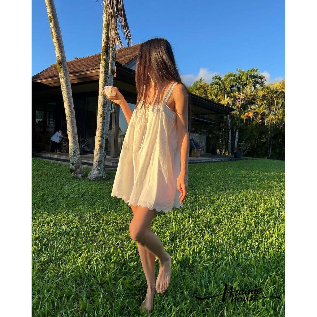 Hannie House- Váy treo ren mùa hè dành cho nữ | Shopee Việt Nam