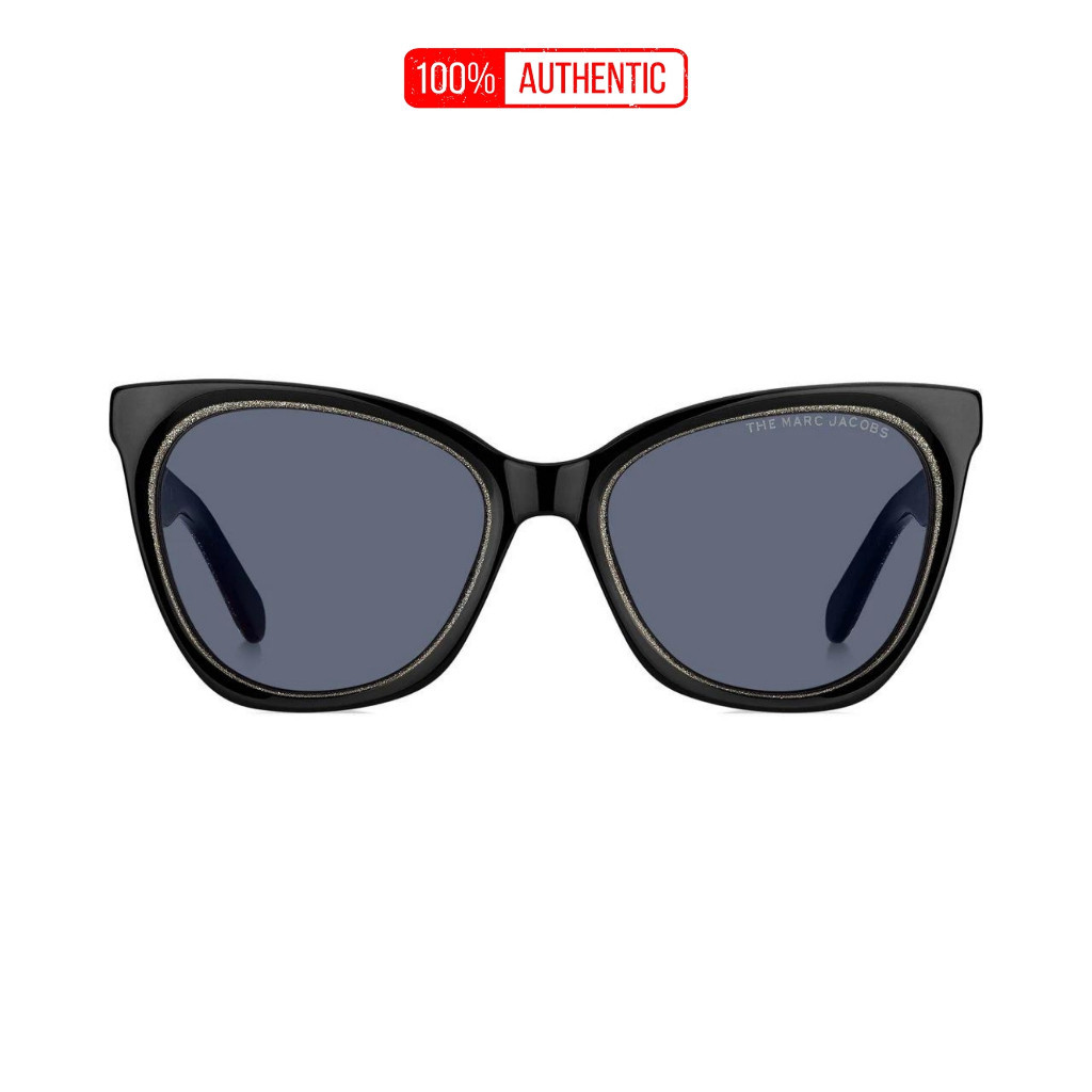 Kính Mát Marc Jacobs Marc 500/S ONS8 mắt mèo, gọng đen, mắt xám (54-19 ...