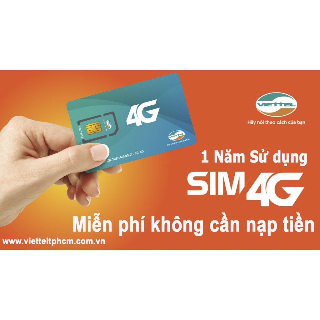 Sim DATA 4G Viettel Trọn Gói 1 Năm Không Giới Hạn Dung Lượng | Shopee ...