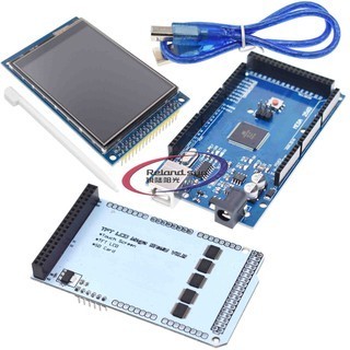 Màn hình cảm ứng LCD TFT "3.2" "320X240 ILI9341 + TFT 3.2 inch Shield + Mega 2560 R3 với cáp usb ...