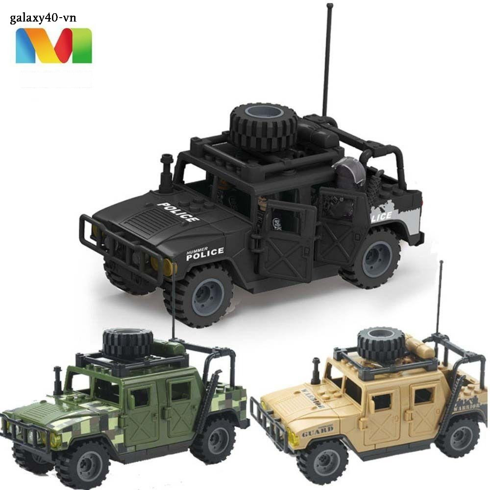 Mô hình MMULCK đồ chơi lắp ráp xe swat đen sáng tạo có thể tháo rời hỗ ...