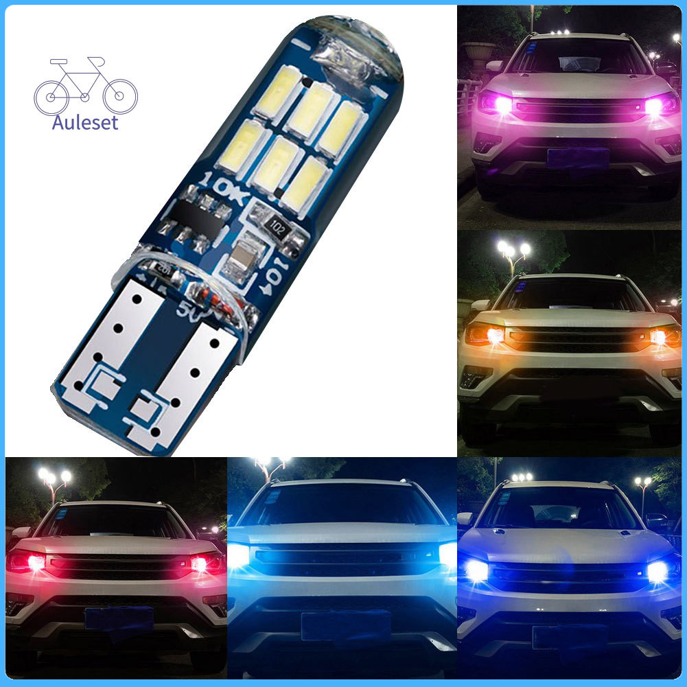 Auleset T10 W5W Chống Thấm Nước Silicon Đèn LED Đọc Sách Biển Đèn Cửa ...