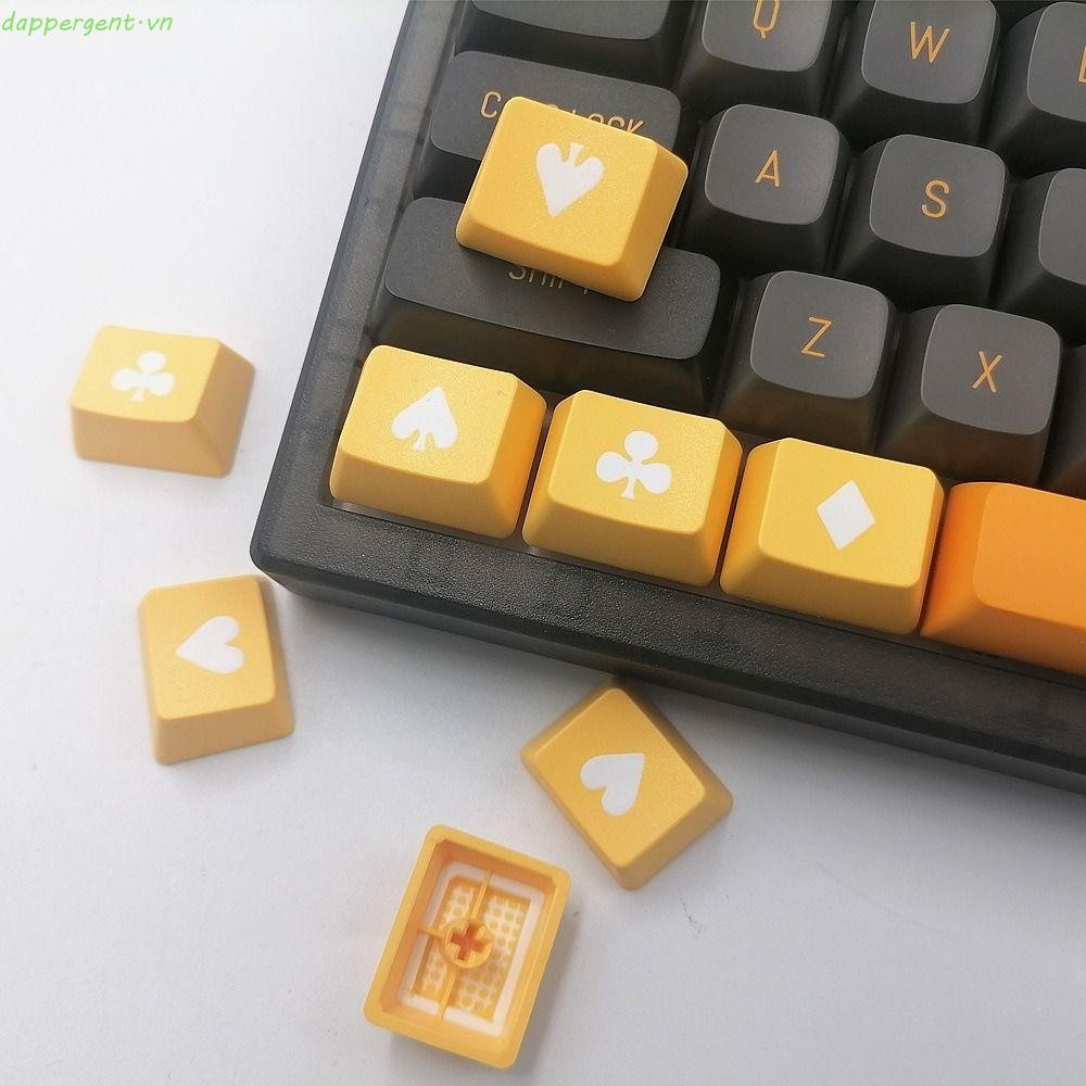 Dappergent 4 Cái / bộ Nắp Bàn Phím Đặc Biệt, Spades & Clubs 1.25U Keycaps Tùy Chỉnh, Sửa Đổi Bàn ...