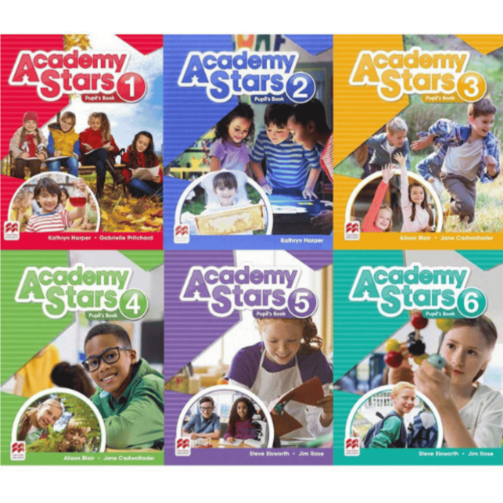Sách - Academy Stars level starter 1 2 3 4 - bộ 2 cuốn | Shopee Việt Nam