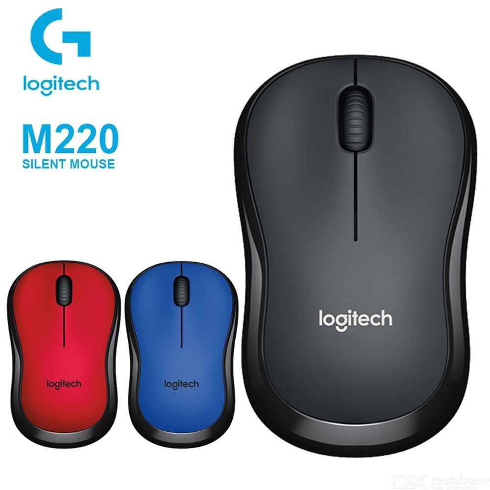 Chuột không dây Logitech và Gnet Silent M220 | Shopee Việt Nam