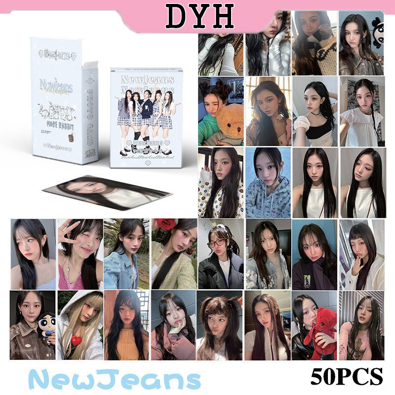 Dih 50 Cái / hộp NewJeans Laser Card Photocards LOMO Card KPOP Album | Shopee Việt Nam