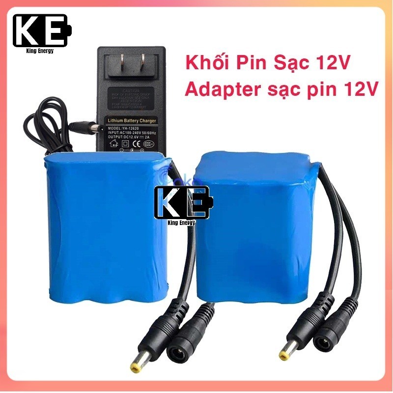 (Sale Off) Khối pin 3S 12V Dẹt , Tam Giác Có Sẵn Giắc 5.5. Có Mạch Bảo ...