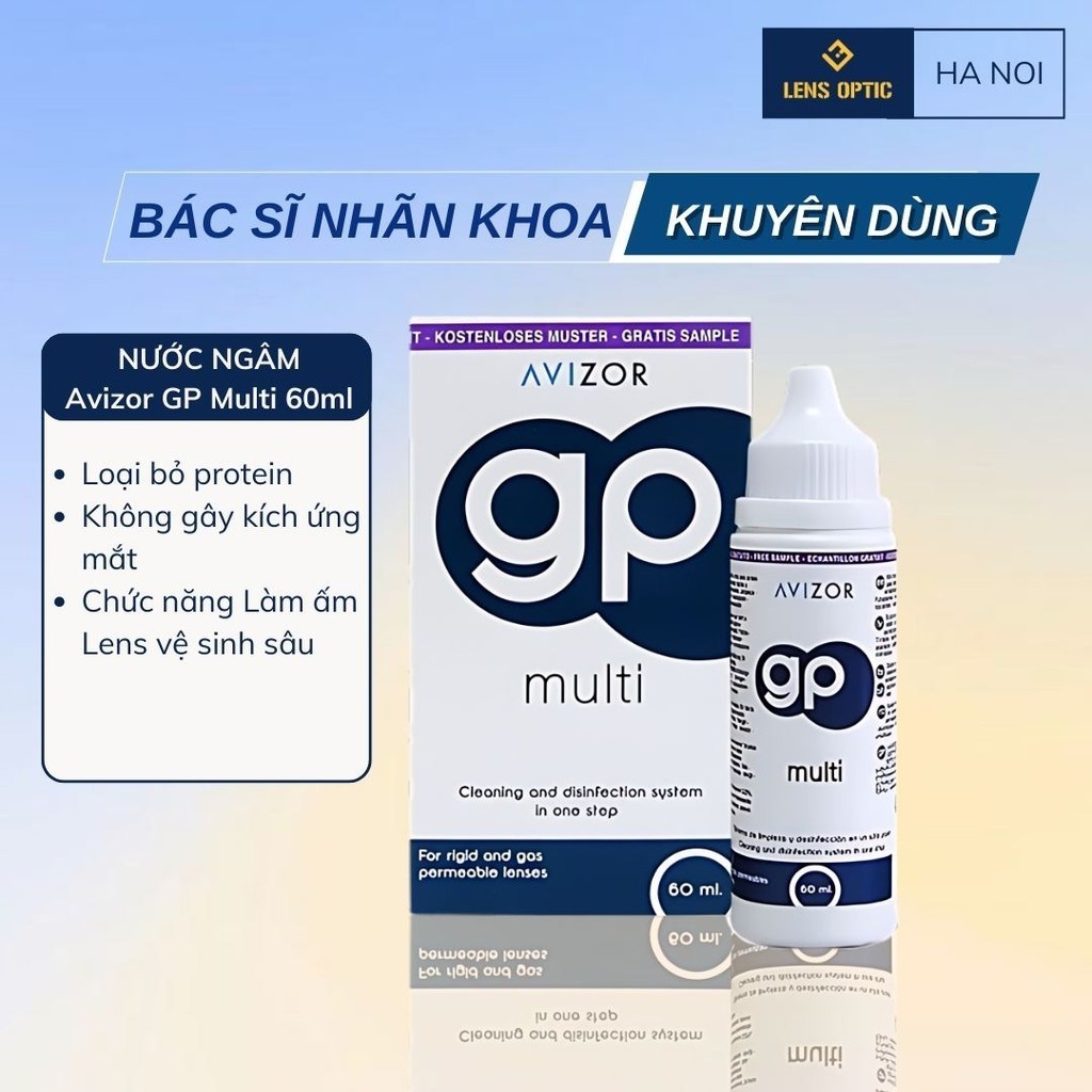 Dung dịch ngâm rửa kính Avizor GP Multi 60ml - Avizor GP Multi Hà Nội ...