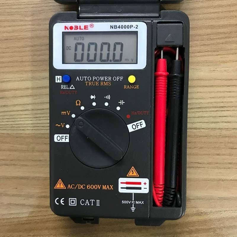 Đồng hồ đo vạn năng Noble NB 4000P-2, tự động chuyển thang đo, bỏ túi tiện dụng, điện trở, điện ...