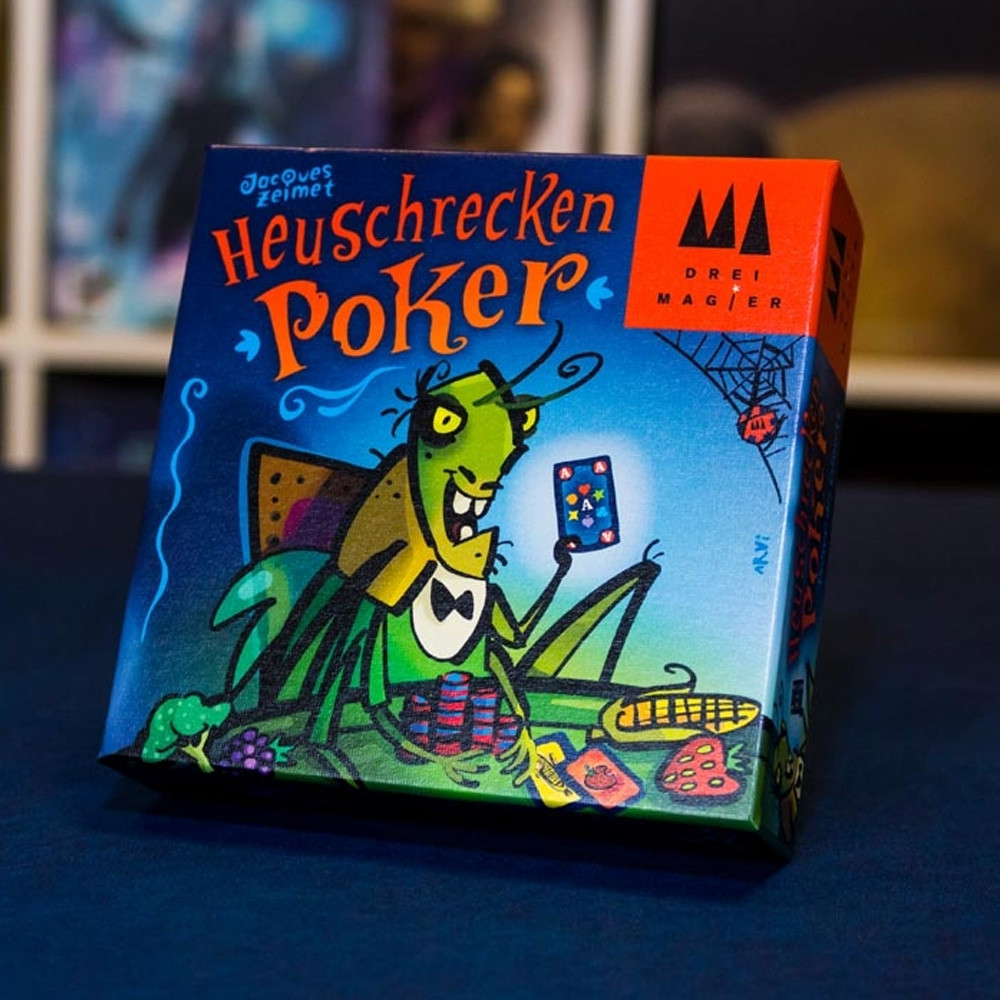 Trò chơi bài Drei Magier Heuschrecken Poker Gian lận Moth Board Game ...