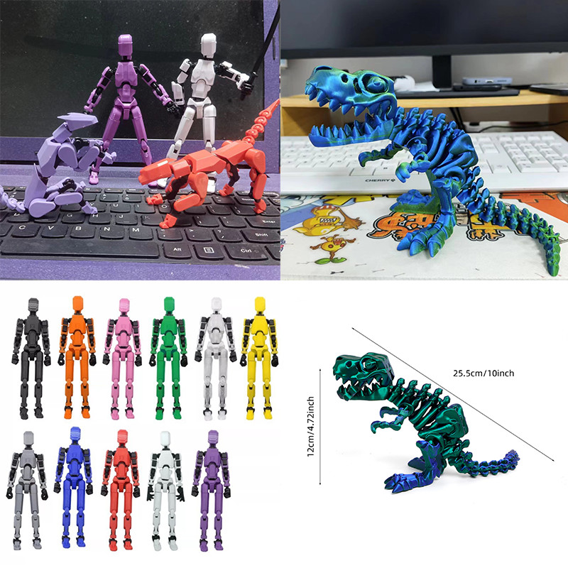 Dummy 13 Hình May Mắn 13 Nhân Vật Hành Động In 3D T13 Robot Nova 13 ...