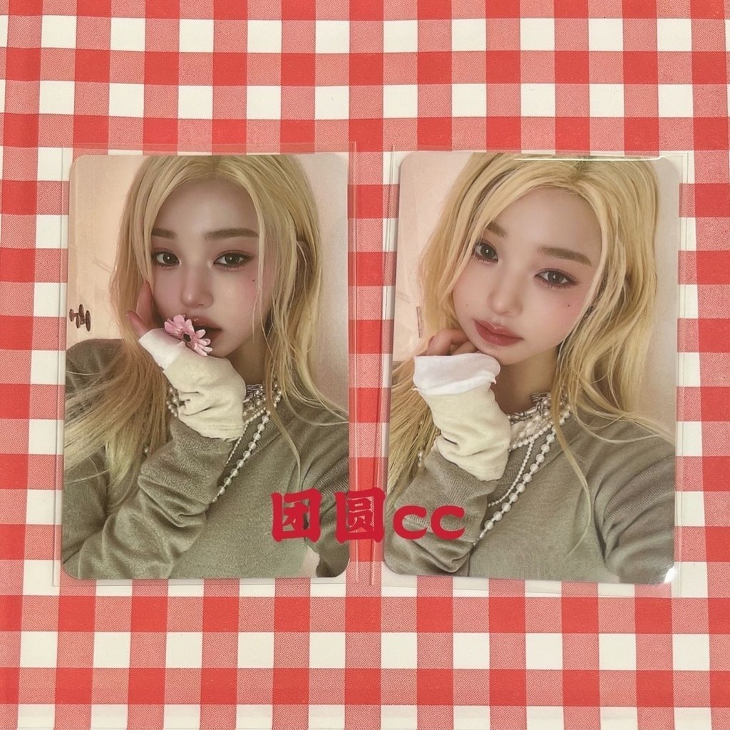 Hàng sẵn có IVE Fu MINEeitherway Phiên bản màu hồng Trả lại Photocard ...