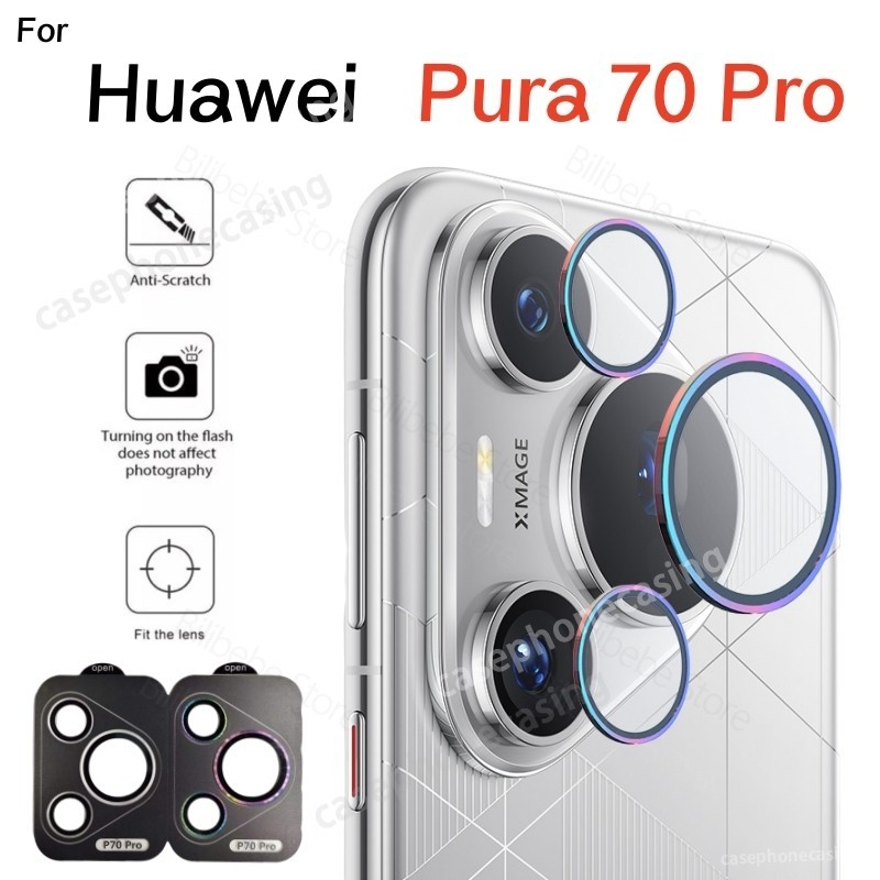 Dành Cho Huawei P70 Pro + Pura 70 70Pro Pura 70Pro + 5G 2024 Ốp Lưng 3D Bảo Vệ Camera Kính Cường ...