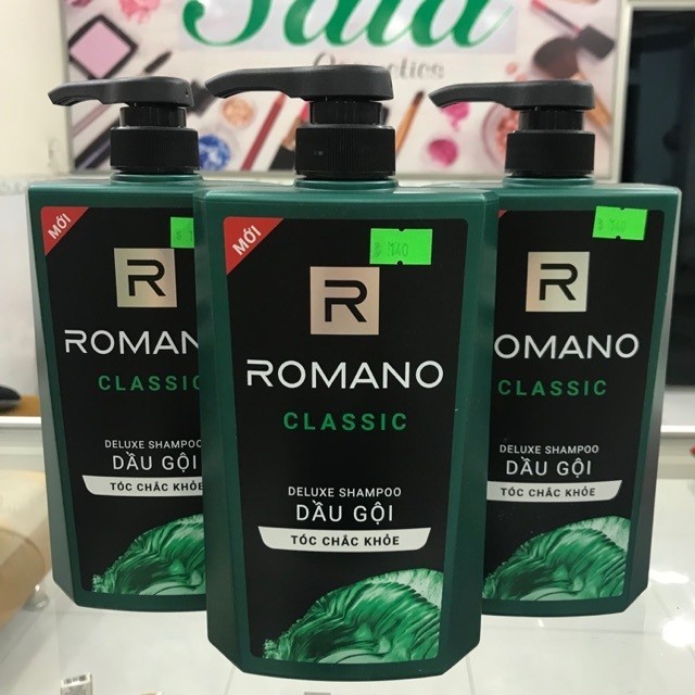 1 CHAI DẦU GỘI CHO NAM ROMANO CLASSIC TÓC CHẮC KHỎE 650G - HÀNG VIỆT NAM | Shopee Việt Nam