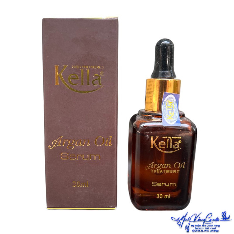 Tinh dầu phục hồi tóc Kella Argan Oil Treatment Serum 30ml - MK ...