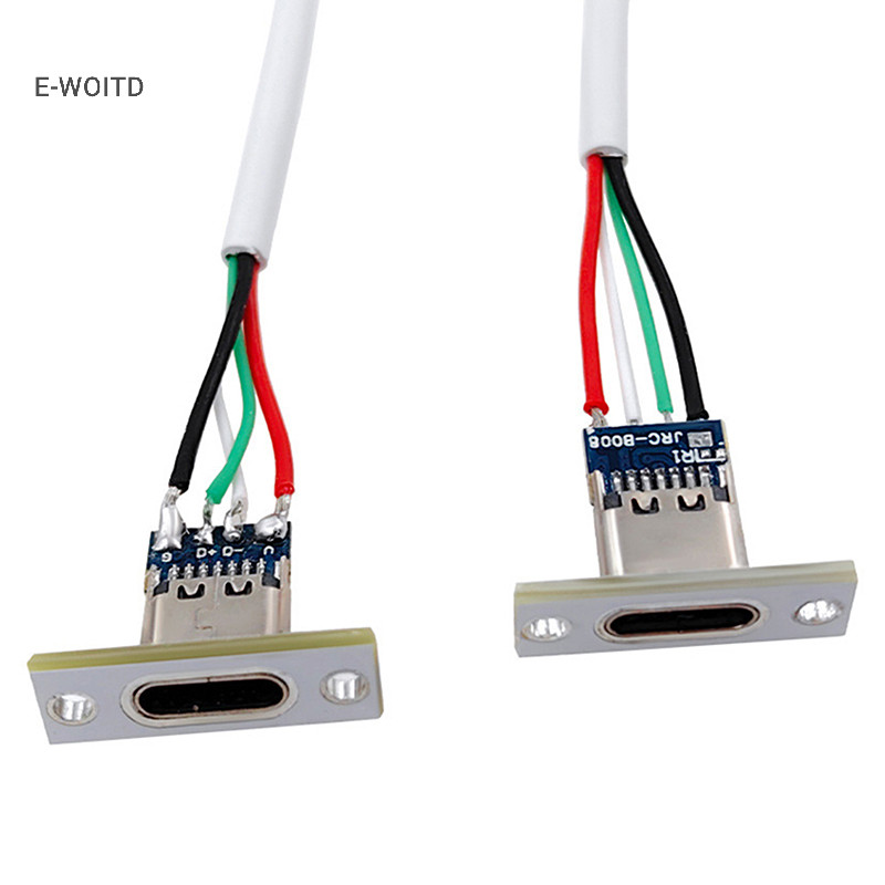 E-woitd Type-C Jack 4 P Dây Hàn Nữ DIY Kết Nối Thẳng Cho Điện Thoại Di Động Cổng Sạc Ổ Cắm Sạc ...