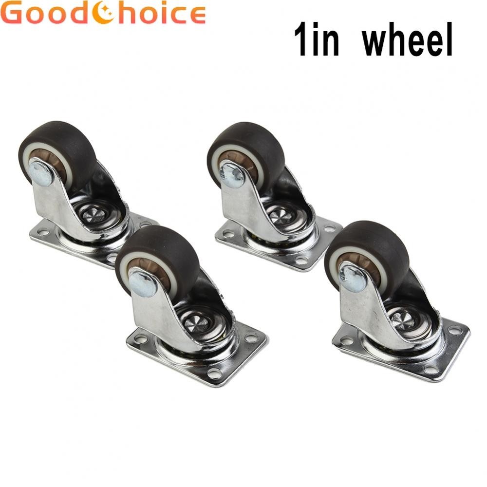 Useful Mounted Swivel Replacement Mini Small Rubber 25mm Spare Caster ...