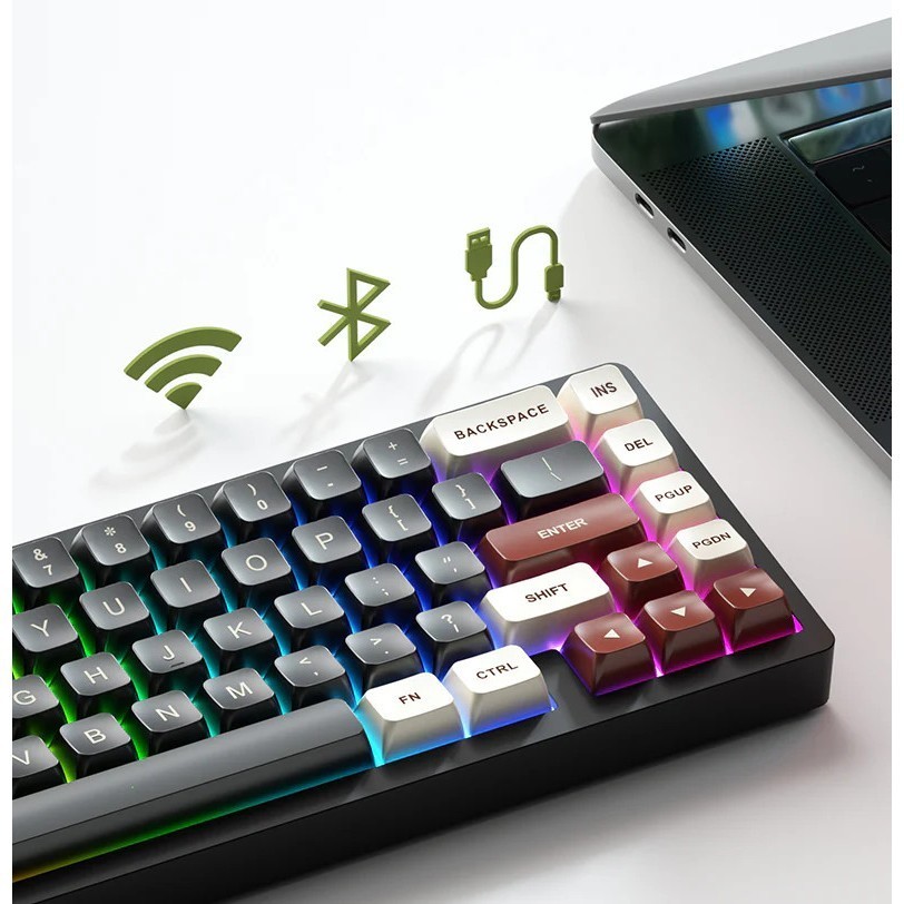 [CÓ SẴN] Kit BÀN PHÍM CƠ LUCKY65 | LUCKY 65 KEYBOARD Nhôm CNC, 3 Mode ...
