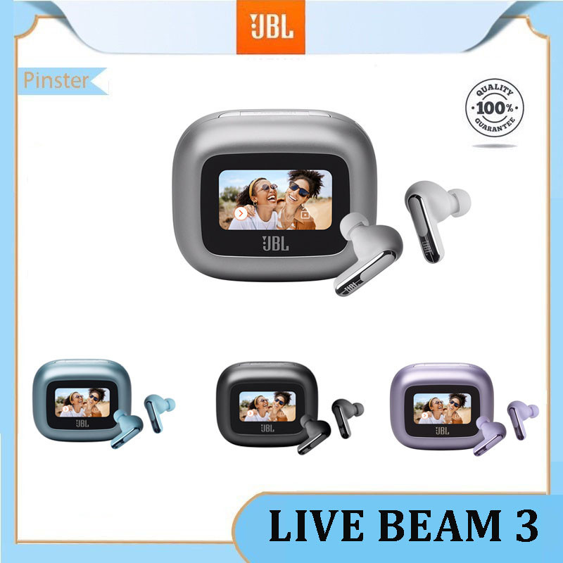 Jbl LIVE BEAM 3 Tai nghe Bluetooth giảm tiếng ồn không dây Pod đầy màu ...