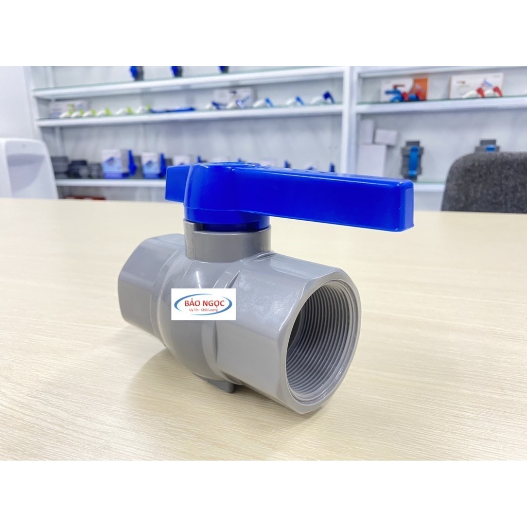 Van nhựa có ren, van nhựa 2 đầu có răng, Van răng PVC Ø 60 Vinalife ...