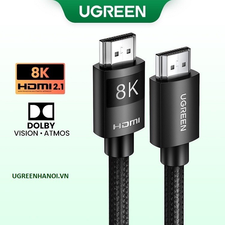 Dây Cáp HDMI 2.1 Ugreen 40178 40179 40180 40181 40182 HD150 (8k@60Hz 4K ...