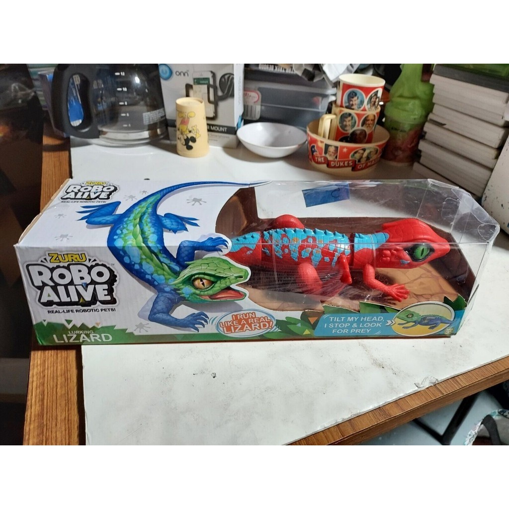 Zuru Robo Alive Robot tương tác Dụ thằn lằn Chameleon Cá sấu Đỏ Xanh ...
