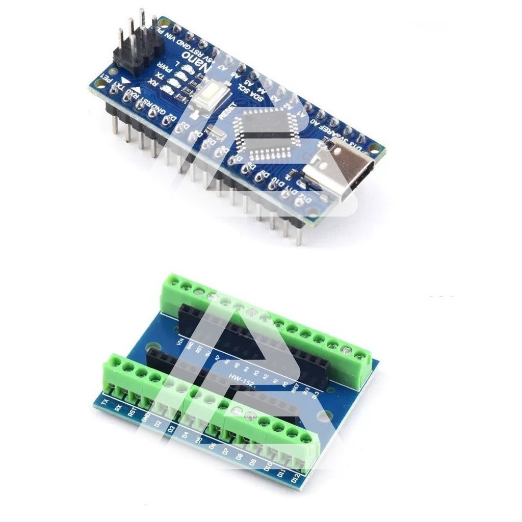 Bảng Mạch Điều Khiển Arduino Nano V30 Atmega328 Type C đã Hàn Pin Mạch Mở Rộng Arduino Nano V3