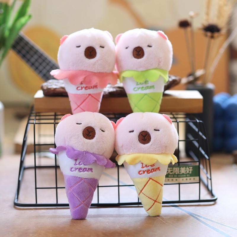 Gấu Bông Capybara hình que kem ngộ nghĩnh Size 10-13cm, gấu bông Loopy ...