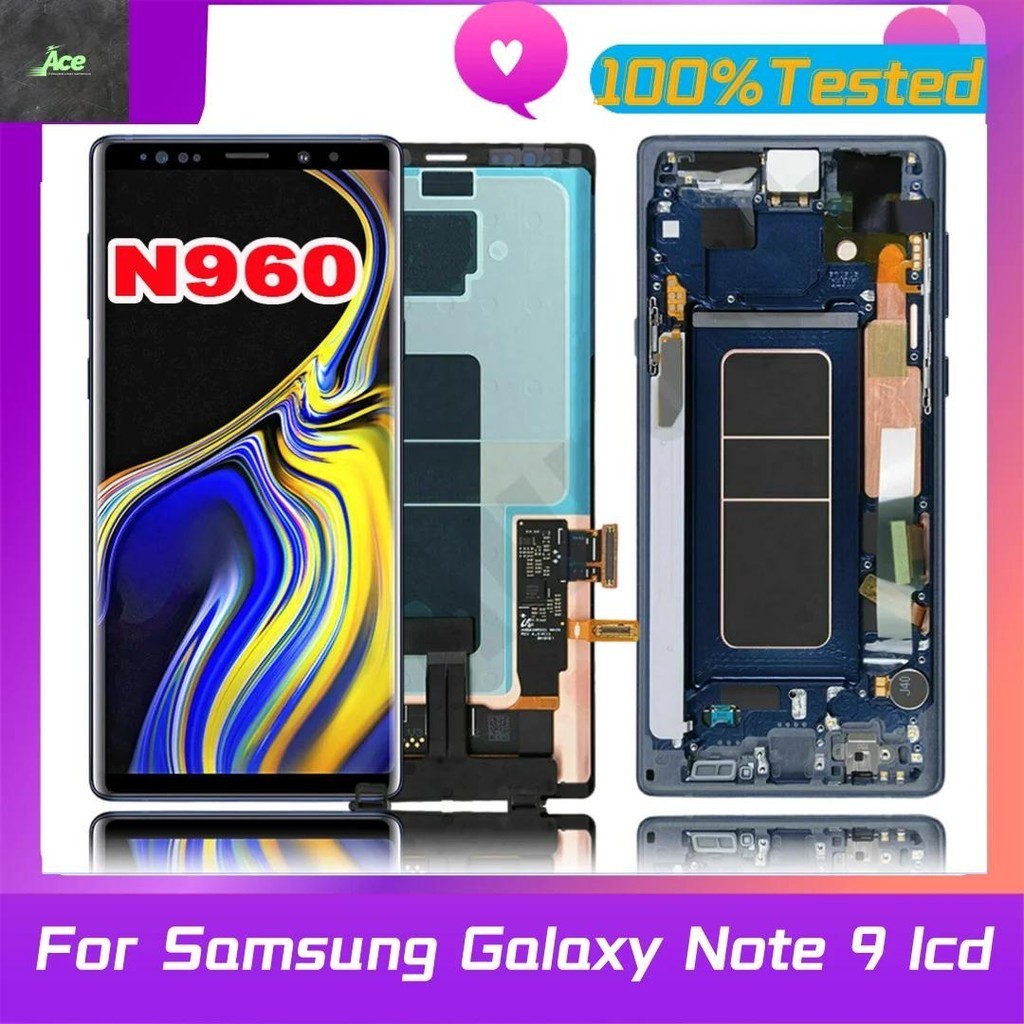 Aaa + 6.4 Super AMOLED Cho Samsung Galaxy Note9 Màn Hình Màn Hình Bảng Điều Khiển Cảm Ứng NOTE 9 ...