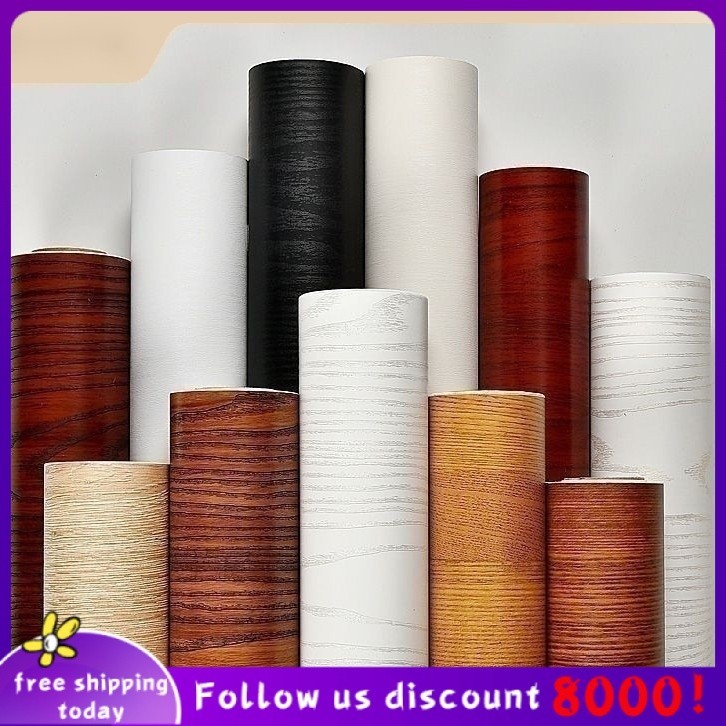 Se7ven Miếng dán hạt gỗ Giấy dán tường dày trang trí nội thất cải tạo ...