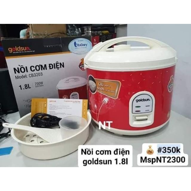 Nồi cơm điện Goldsun 1.8L - BÁCH HOÁ 3B | Shopee Việt Nam