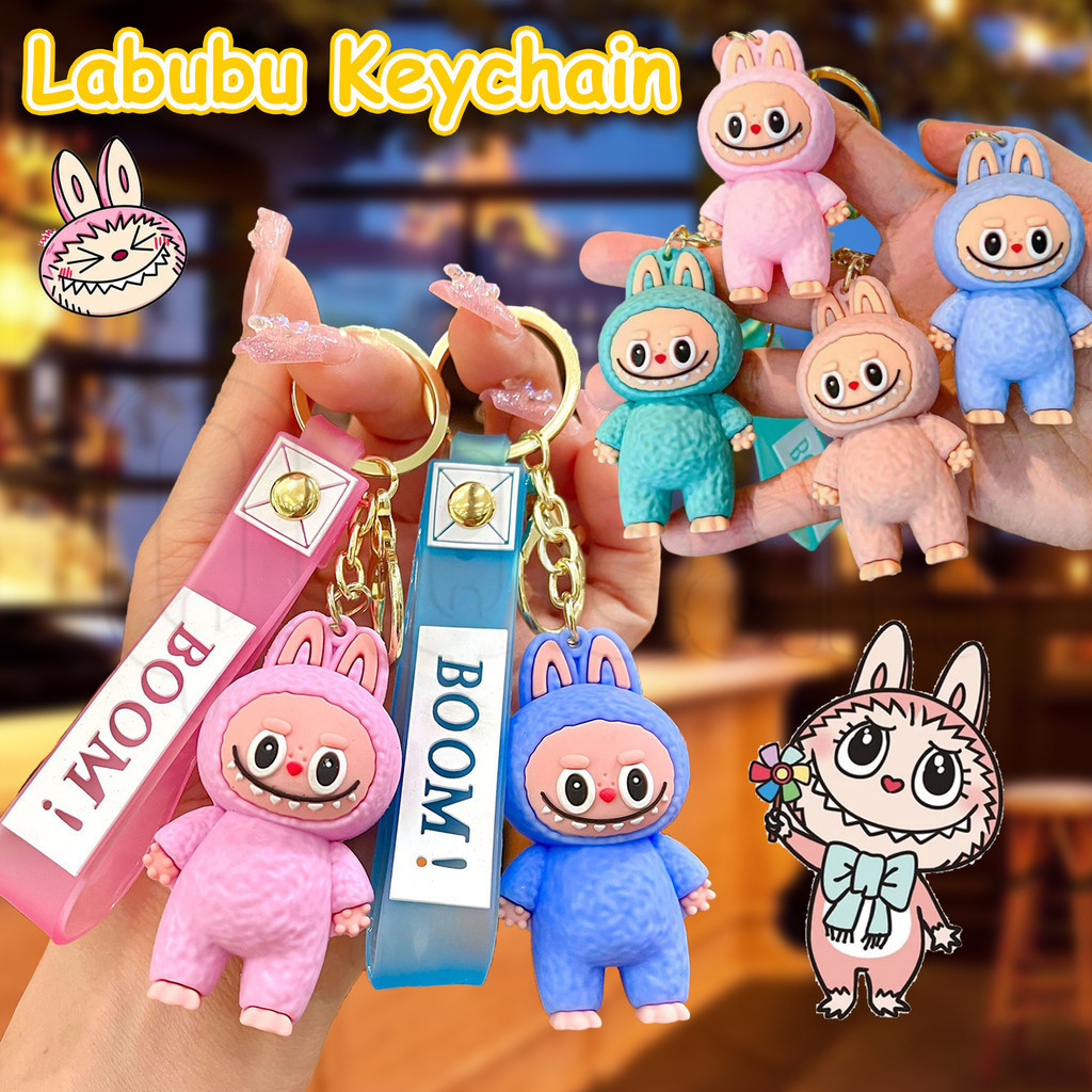 Móc khóa búp bê mặt dây chuyền Labububupu hoạt hình - Sáng tạo, Dễ ...