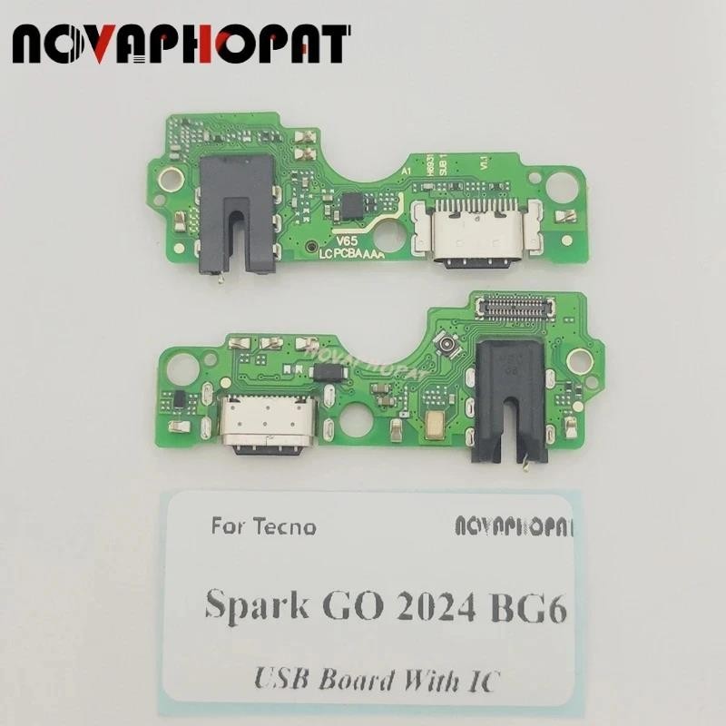 Dành Cho Tecno Spark GO 2024 BG6 USB Dock Cổng Sạc Cắm Tai Nghe Jack Âm ...