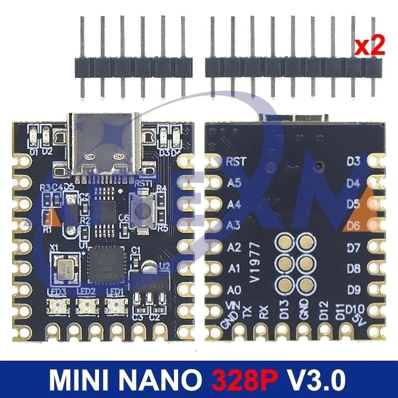 Nano V3.0 / Nano SuperMini Type-C Ban Phát Triển Mini Atmega328p Ch340 ...