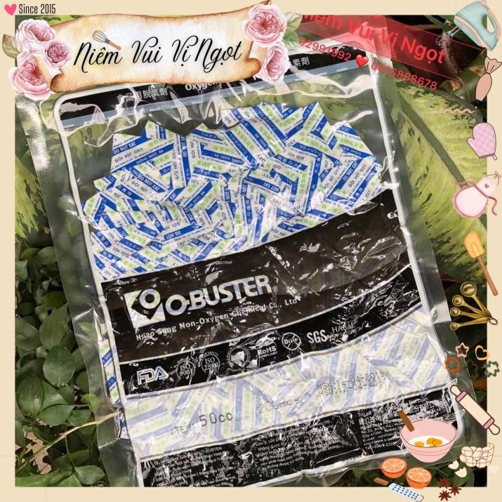 200 GÓI NHỎ ~ Túi hút ẩm thực phẩm O-BUSTER 50cc (XYE-50) | Shopee Việt Nam