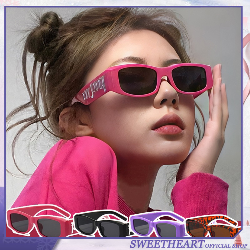 Sweet HEART JEWELRY 2024 Kính râm giải trí châu Âu Mỹ thời trang vuông ...