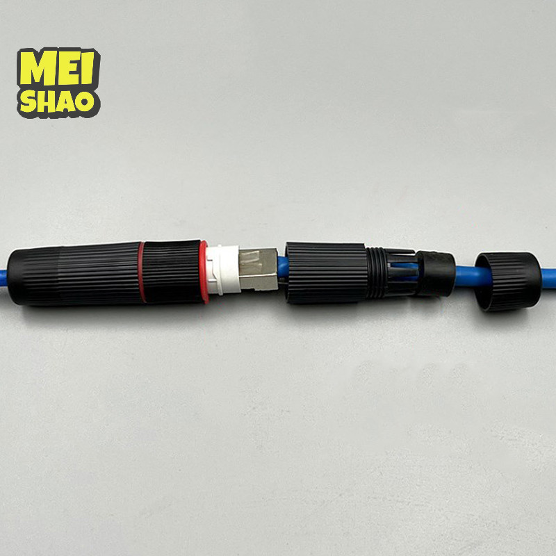 Meishao 1Pc RJ45 Docking Connector Mạng Ethernet Chống nước thẳng IP67 ...