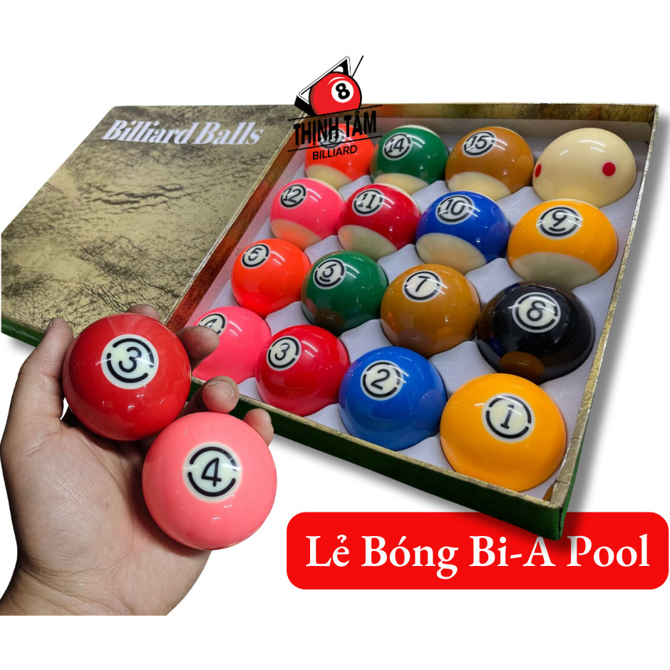 [THỊNH TÂM] Lẻ Bóng Bida Lỗ, Bóng Bi-A Pool YanMeiYa cho CLB | Shopee ...