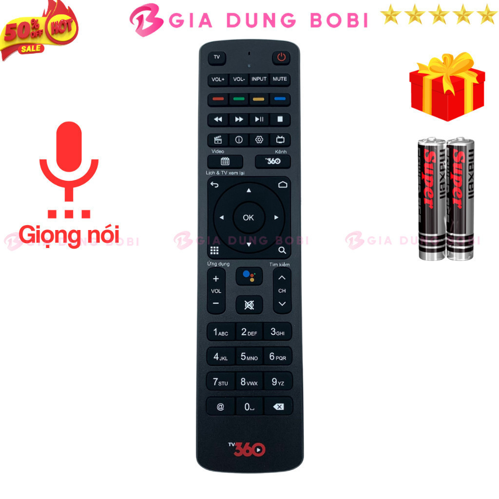 SKU147 - Remote điều khiển đầu thu Viettel TV360, Điều Khiển Viettel ...