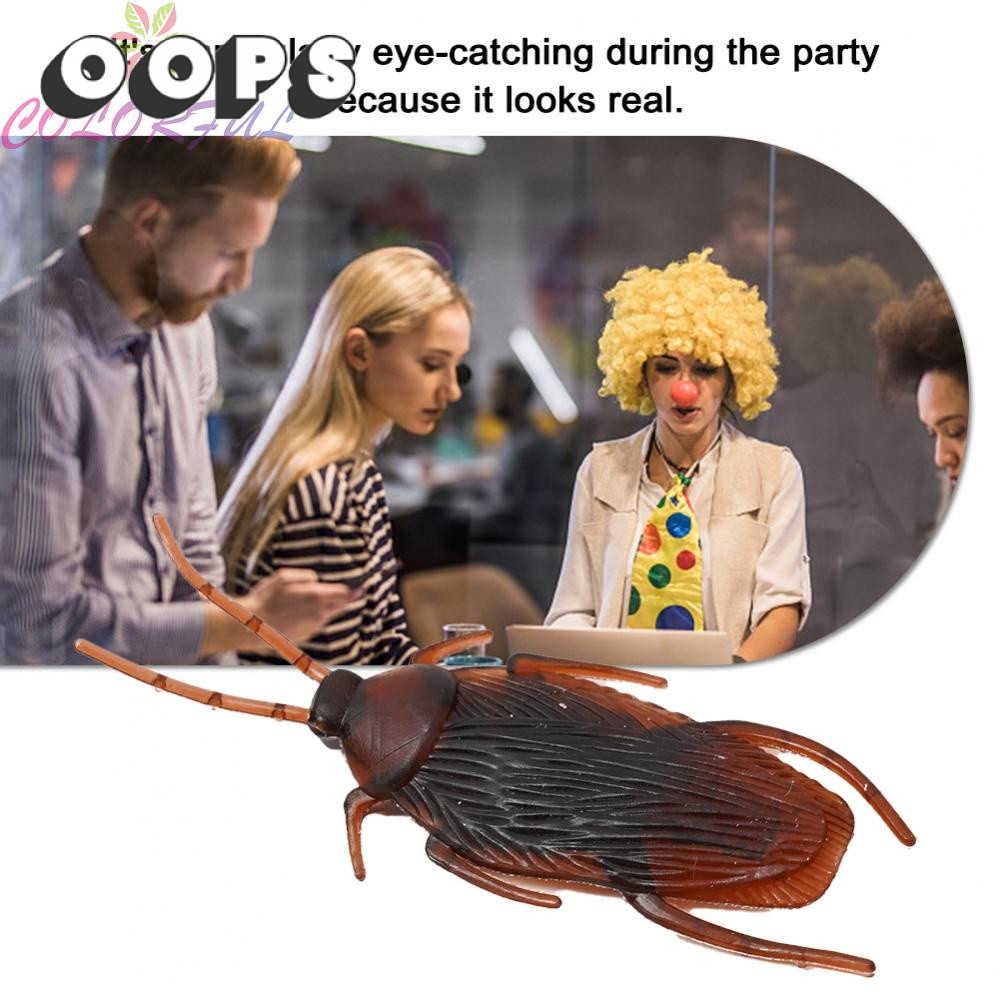 【COLORFUL】Prank Cockroaches 6cm X 2cm Cockroach Bug Cockroaches Eco ...