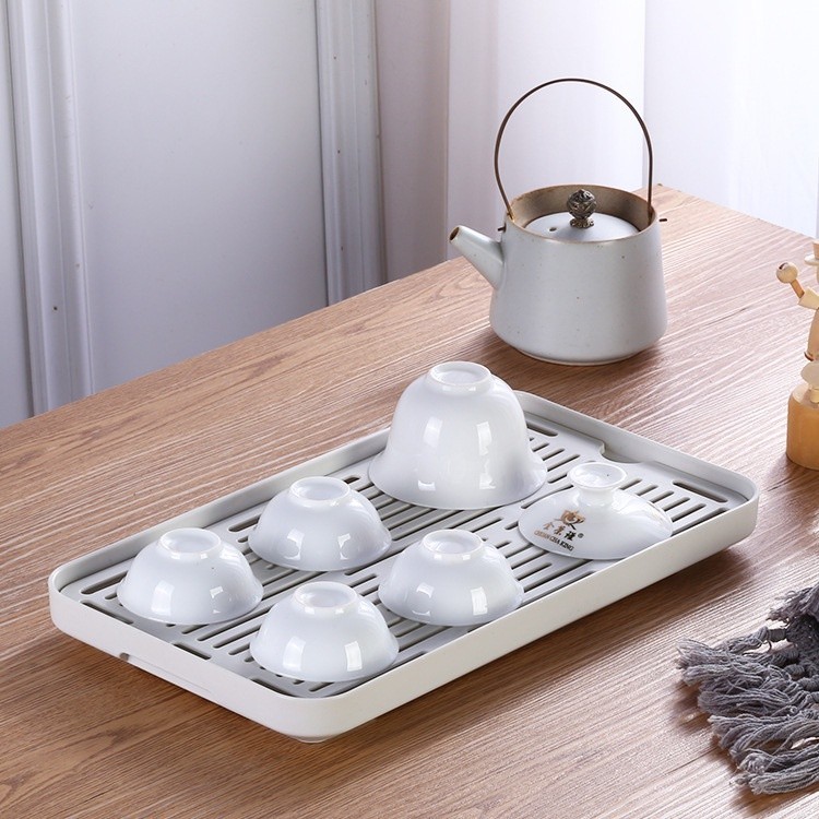 Khay decor, khay nhựa đựng đồ ăn trà bánh hình chữ nhật-GIOVA | Shopee ...