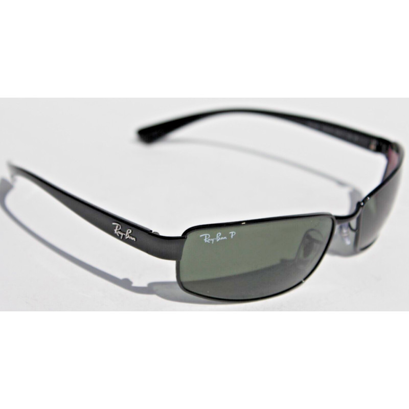 Kính mát RAY-BAN RB3364 PHÂN CỰC màu đen/xám xanh 004/58 62-17-130 MỚI ...