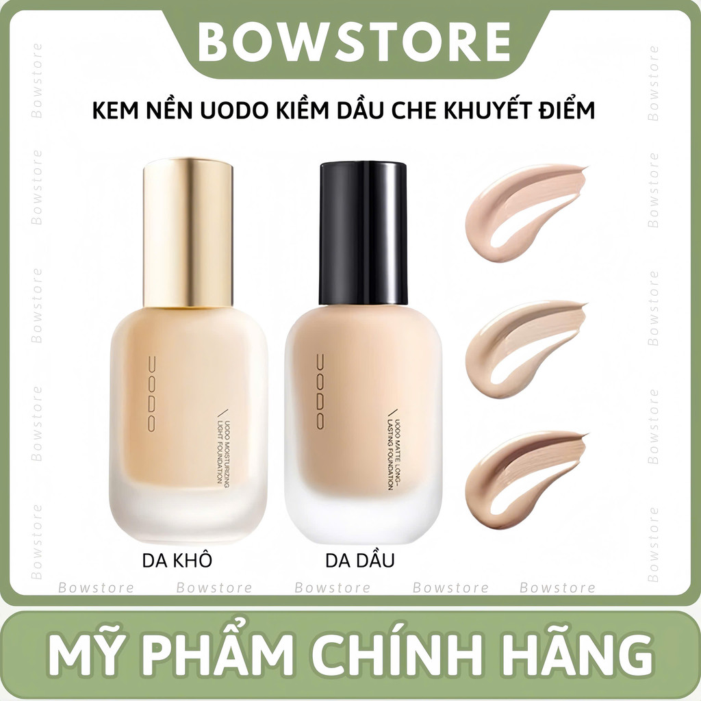 [HÀNG MỚI ] Kem Nền UODO Kiềm Dầu Che Khuyết Điểm Nâng Tone Dưỡng Ẩm ...