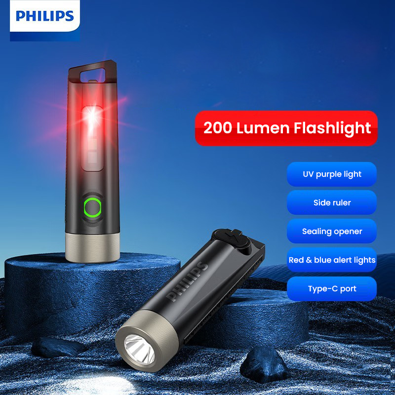 Philips SFL1121 Đèn pin Mini mạnh tầm xa khẩn cấp ngoài trời nhỏ gọn Di ...