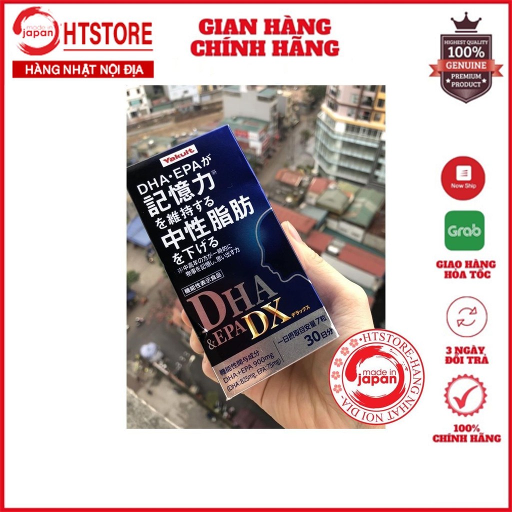 Viên uống bổ não DHA & EPA DX Yakult Nhật Bản | Shopee Việt Nam